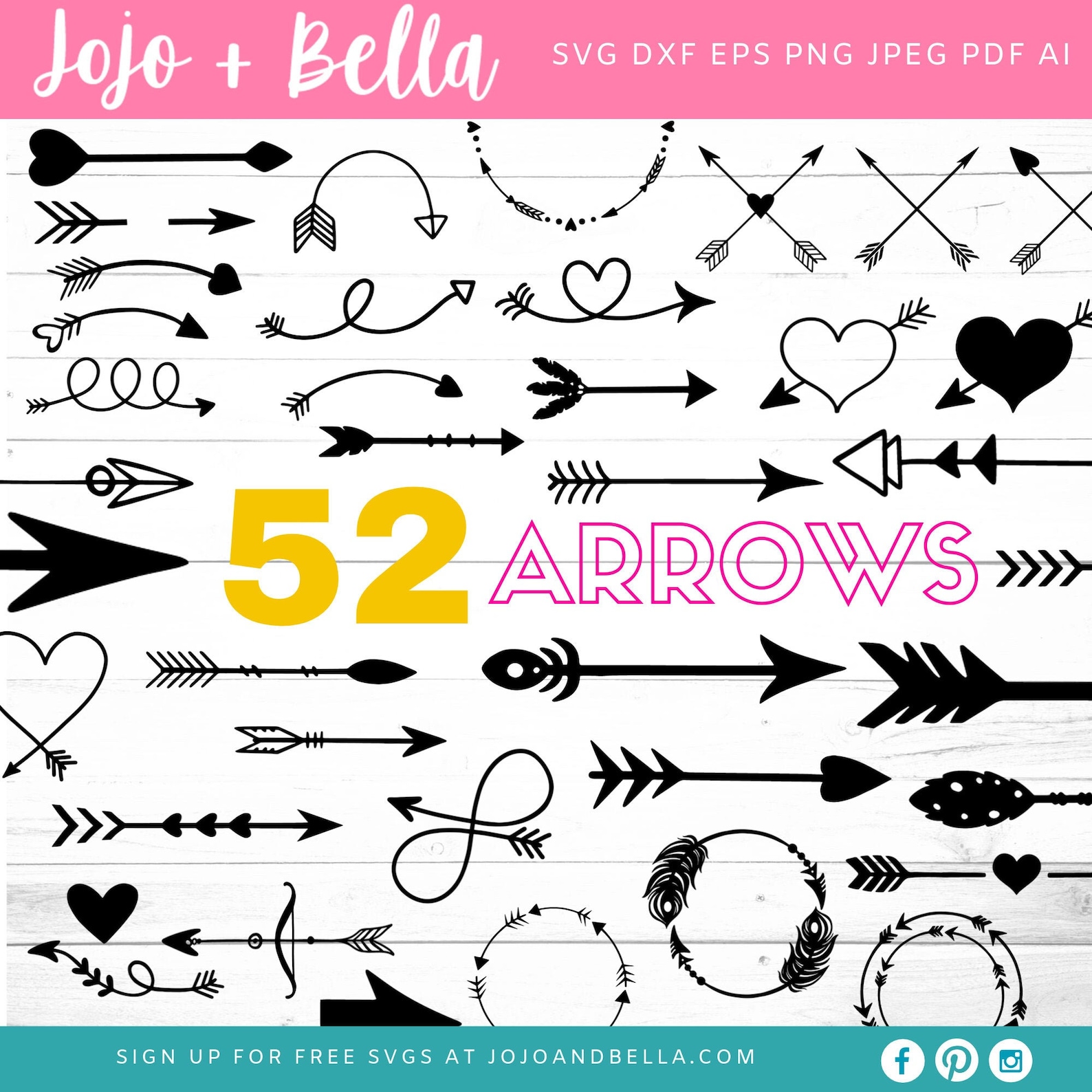 Arrows SVG File Bundle Arrows Clipart Arrows Clip Art Arrow | Etsy