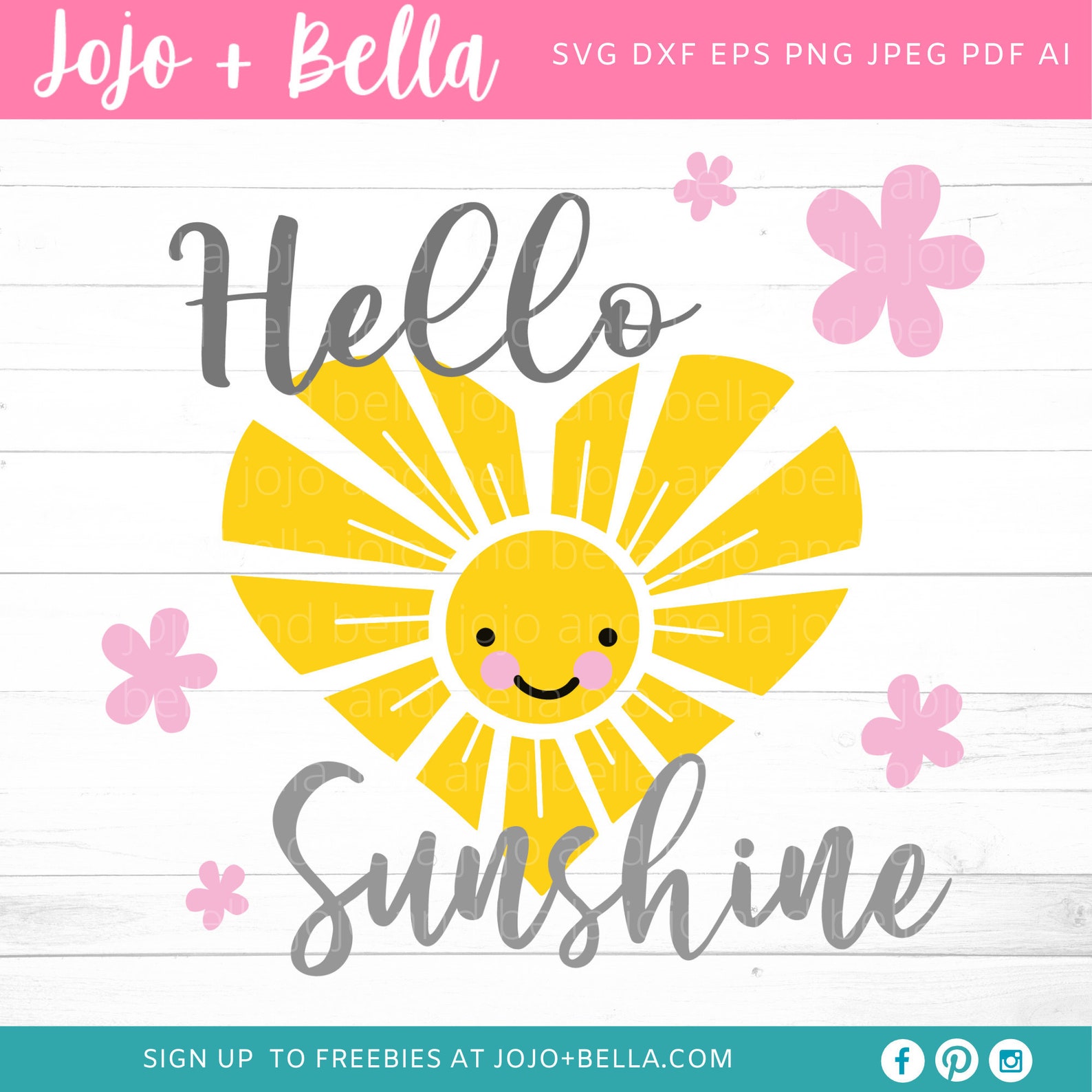 Hello Sunshine svg Summer SVG Baby svg Sun Svg Vacation | Etsy