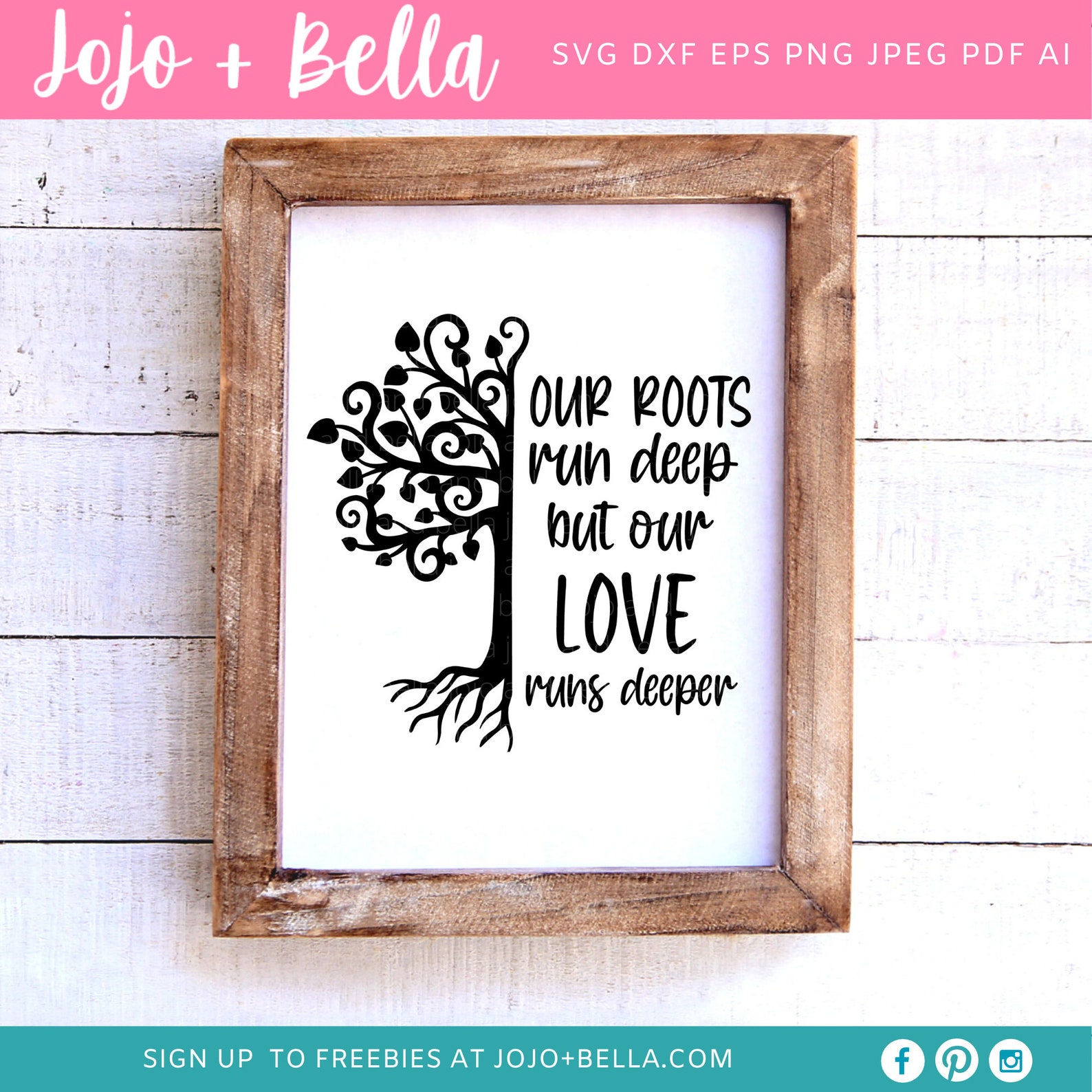 Our Roots Run Deep Svg Family Tree Svg Tree Svg Family Svg | Etsy UK