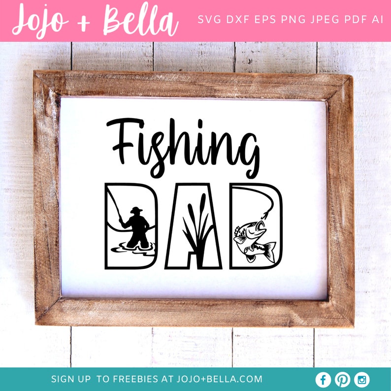 Fishing Dad Svg Dad svg Fathers Day Svg Fishing Svg Dad t | Etsy