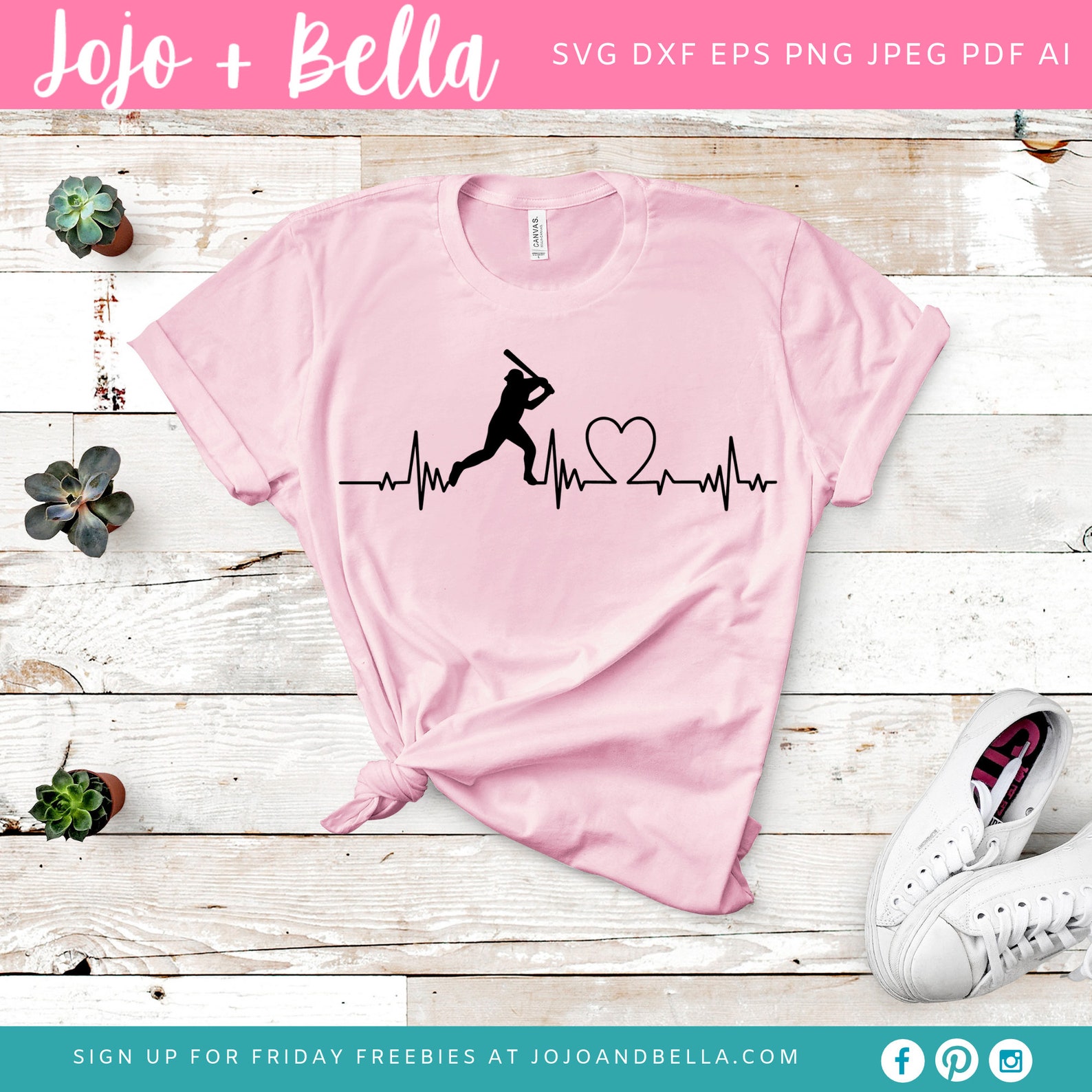 Baseball Player Heartbeat SVG Dxf Eps Jpeg Png Ai Pdf | Etsy