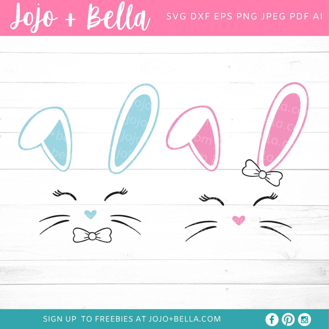 Easter Svg, Easter Bunny SVG, Boy Bunny Svg, Girl Bunny Svg, Happy ...