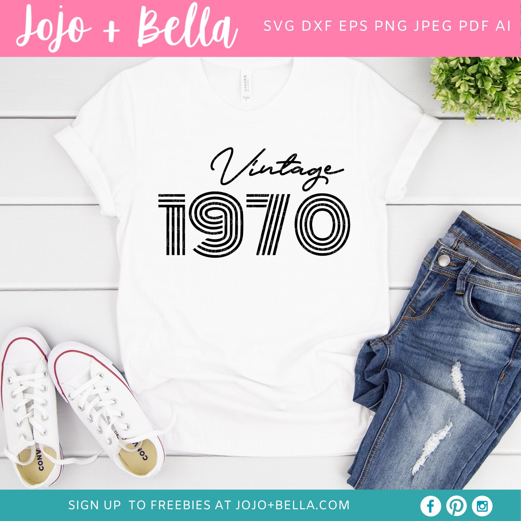 Vintage 1970 svg 1970 svg Vintage Birthday Svg Birthday - Etsy España
