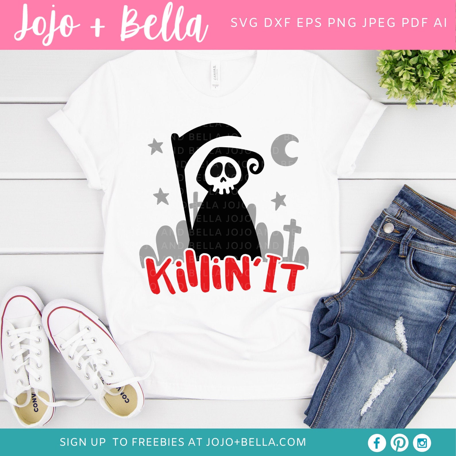 Killin' It Svg, Grim Reaper Svg, Trick or Treat Svg, Halloween Svg ...