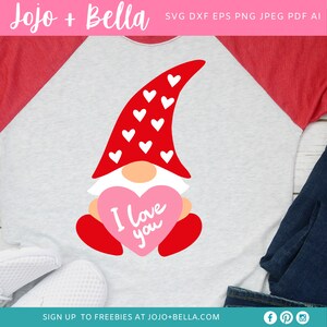 Gnome Svg, Love Heart Gnome Svg, Love Svg, Valentines Gnome Svg, Gnome ...