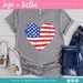 Distressed American Heart Svg, American Flag Svg, Grunge American Flag ...