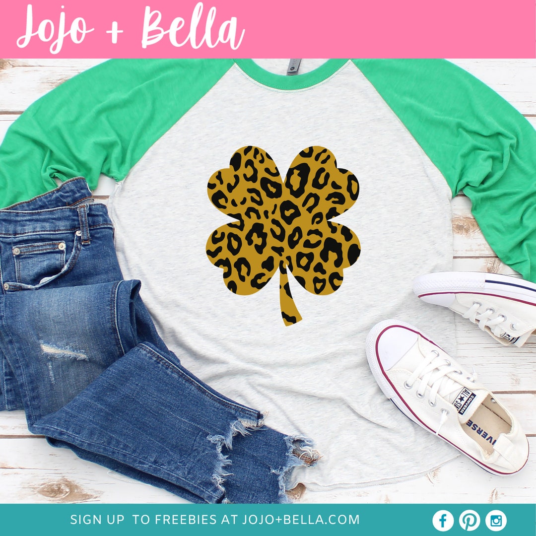 Leopard Print Shamrock Svg, Shamrock SVG Bundle, Shamrock Svg, St ...