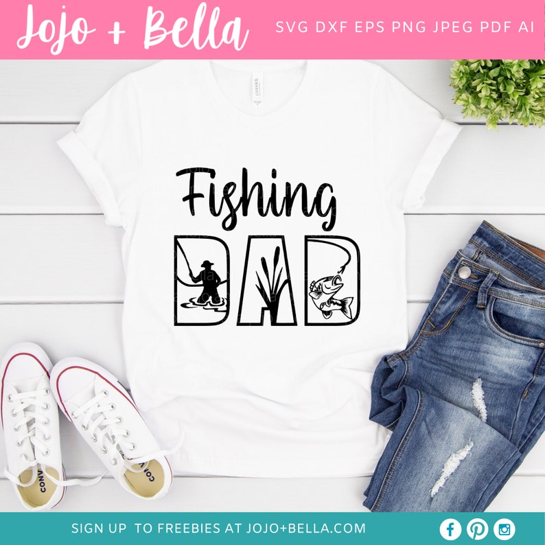 Fishing Dad Svg Dad svg Fathers Day Svg Fishing Svg Dad t | Etsy