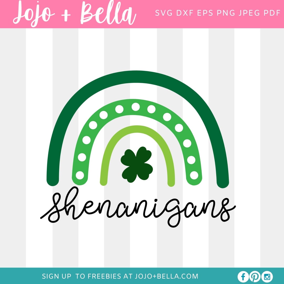 Shenanigans Svg, Shenanigans Rainbow Svg, St. Patrick's Day Svg ...