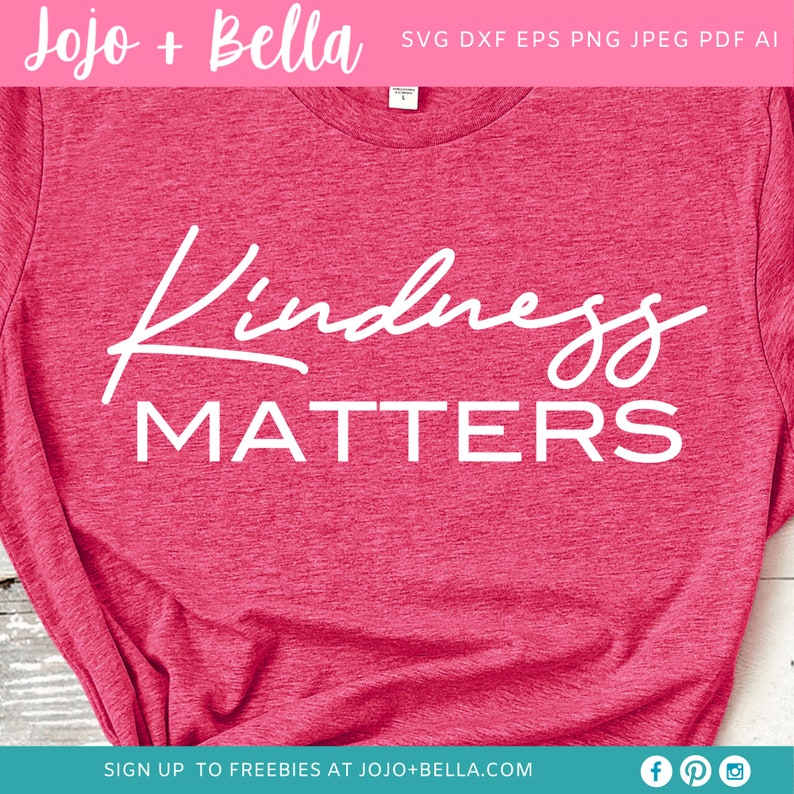 Kindness Matters SVG kind svg kindness SVG friend svg | Etsy