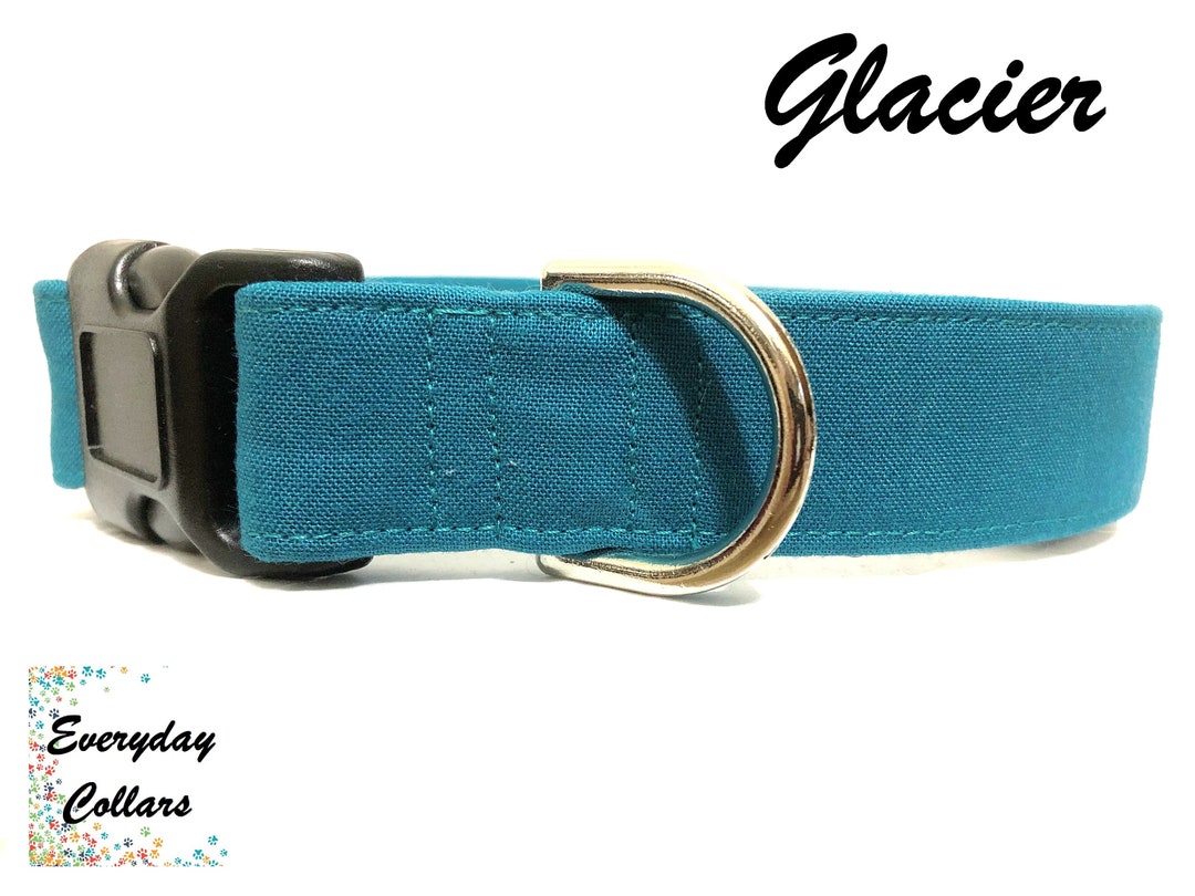 GLACIER Dog Collar Cat Collar Teal Dog Collar Teal Cat Collar Everyday ...