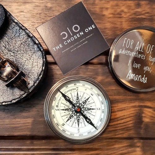Personalized Compass Custom Engraved Compass Gift for Mom - Etsy