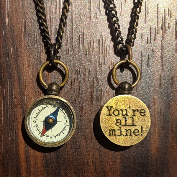 Working Compass Necklace for Women - Etsy