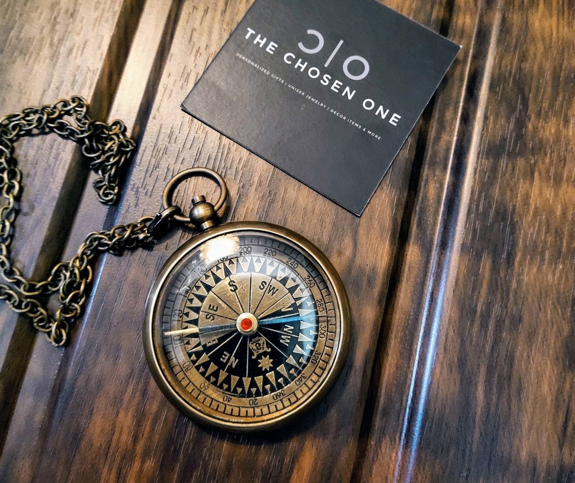 Beautiful Handmade Pocket Compass Brass Nautical Compass - Etsy