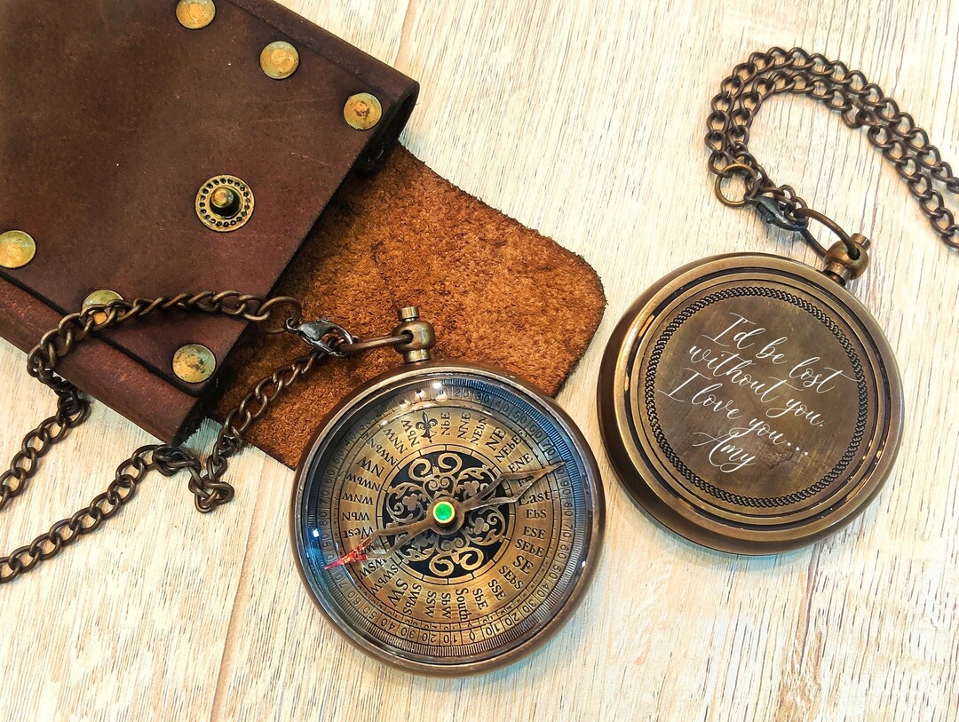 Personalized Compass, First Communion Gift, Graduation Gift, Gift for ...