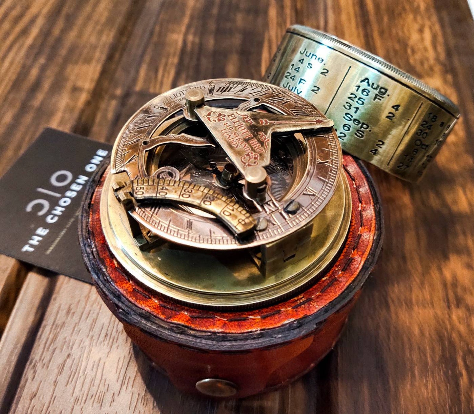 Working Compass Brass Sundial Handmade Nautical Sundial | Etsy