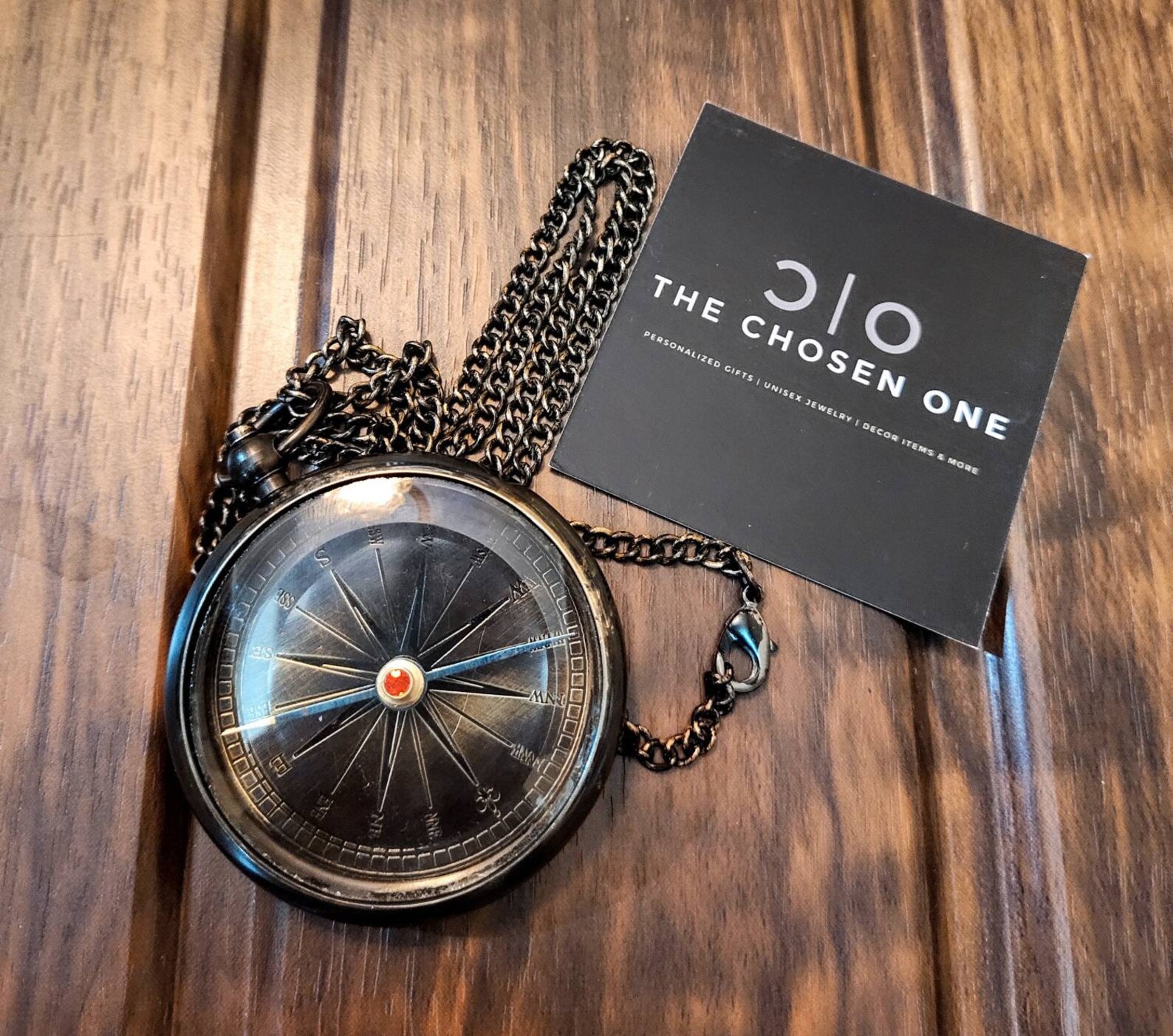 Beautiful Handmade Antique Compass Brass Nautical Compass Chain ...