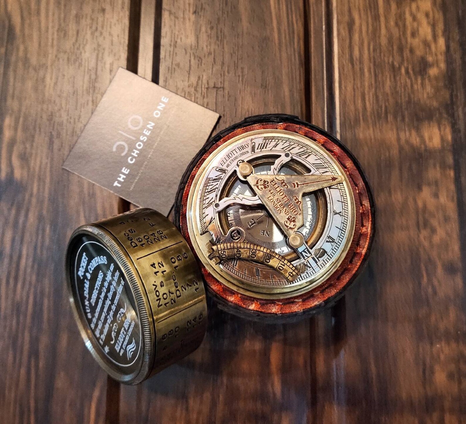 Working Compass Brass Sundial Handmade Nautical Sundial | Etsy