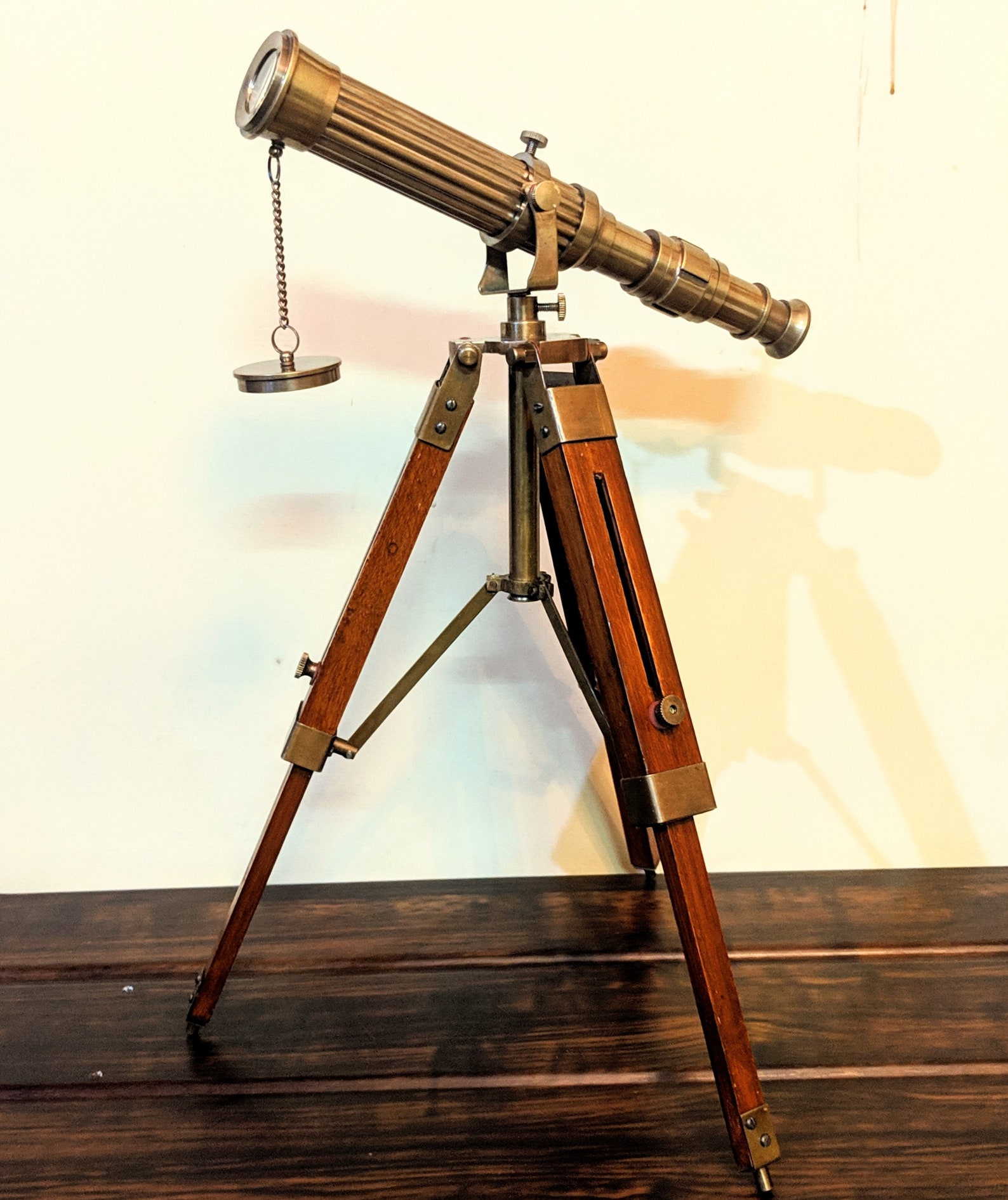 Brass Telescope / Tripod Telescope / Home Decor Showpiece / - Etsy