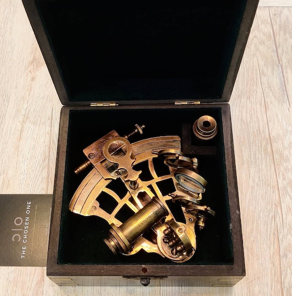 Nautical Sextant Gift Custom Engraved Gift Brass Sextant - Etsy