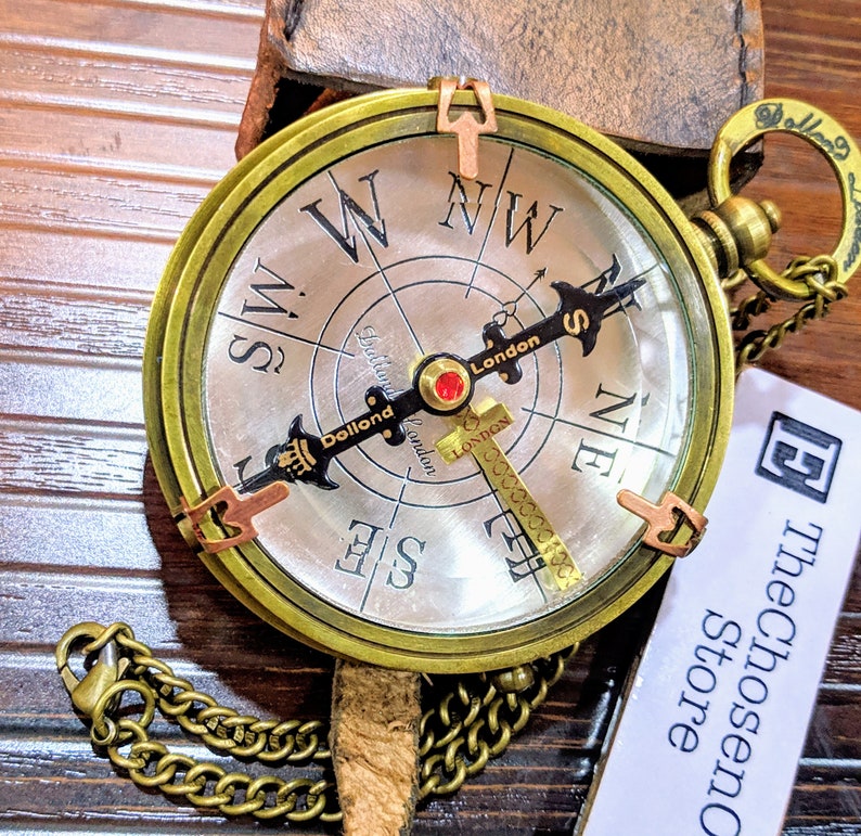 Brass Pocket Compass Maritime Pocket Compass Handmade - Etsy