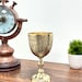 Handmade Brass Chalice Goblet Roman Chalice Embossed Goblet Wedding ...