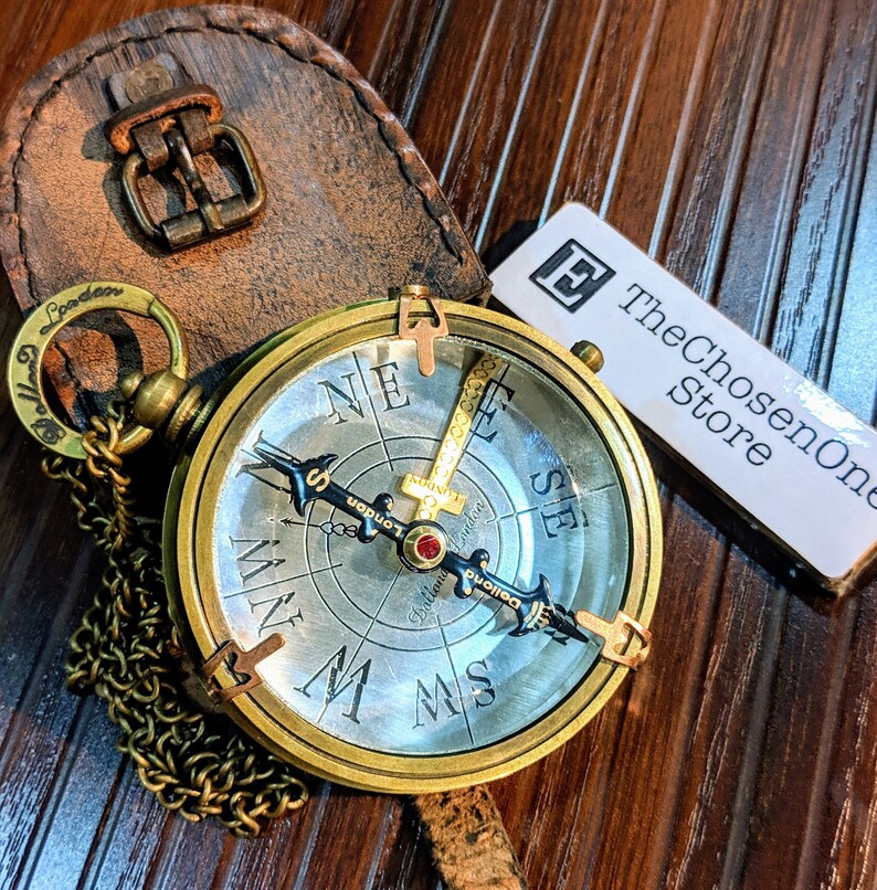 Brass Pocket Compass Maritime Pocket Compass Handmade | Etsy