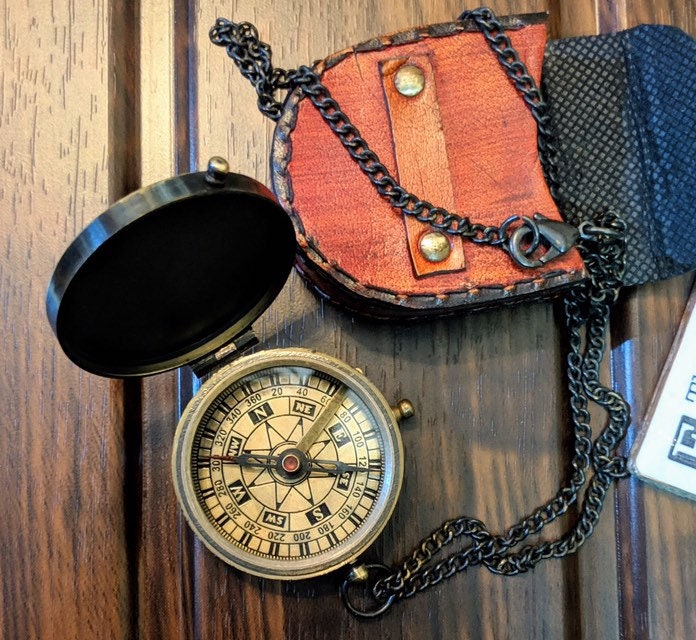 Personalized Compass Compass Locket Personalized gift | Etsy