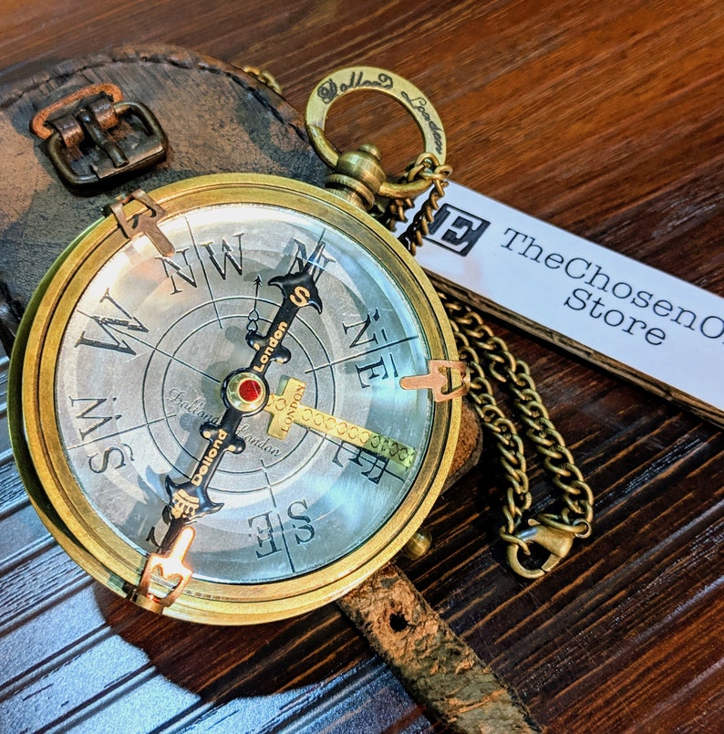 Brass Pocket Compass Maritime Pocket Compass Handmade - Etsy