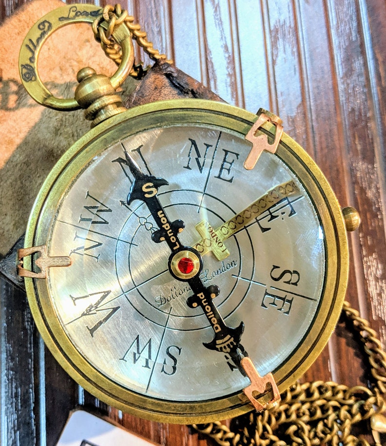 Brass Pocket Compass Maritime Pocket Compass Handmade - Etsy