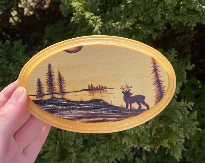 Wood Burn Plaque, Wood Plaque, Wood Burning Art, Pyrography Art, Tree ...