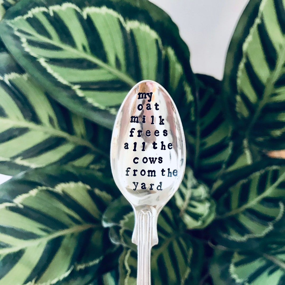 My Oat Milk Frees All the Cows From the Yard Hand Stamped Vintage ...