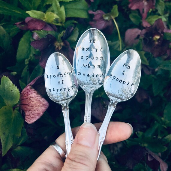 Home & Living Hand Stamped a spoonful of strength Spoon Vintage ...