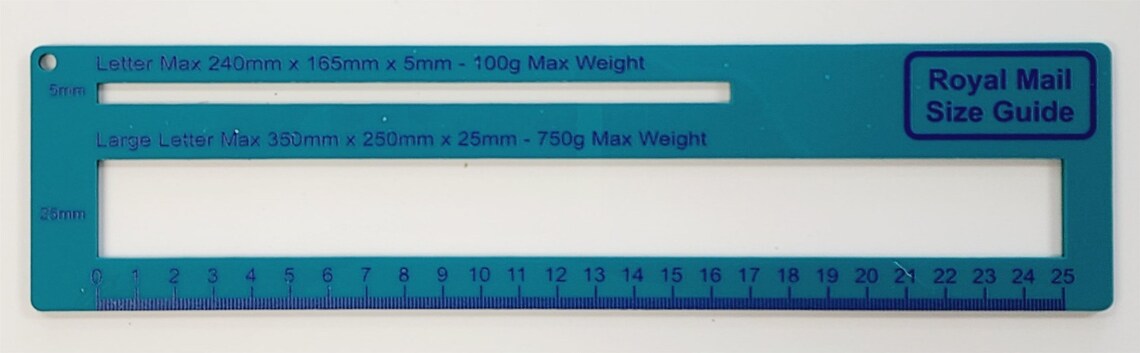 Royal Mail Size Guide for Letters and Large Letters in Acrylic - Etsy UK