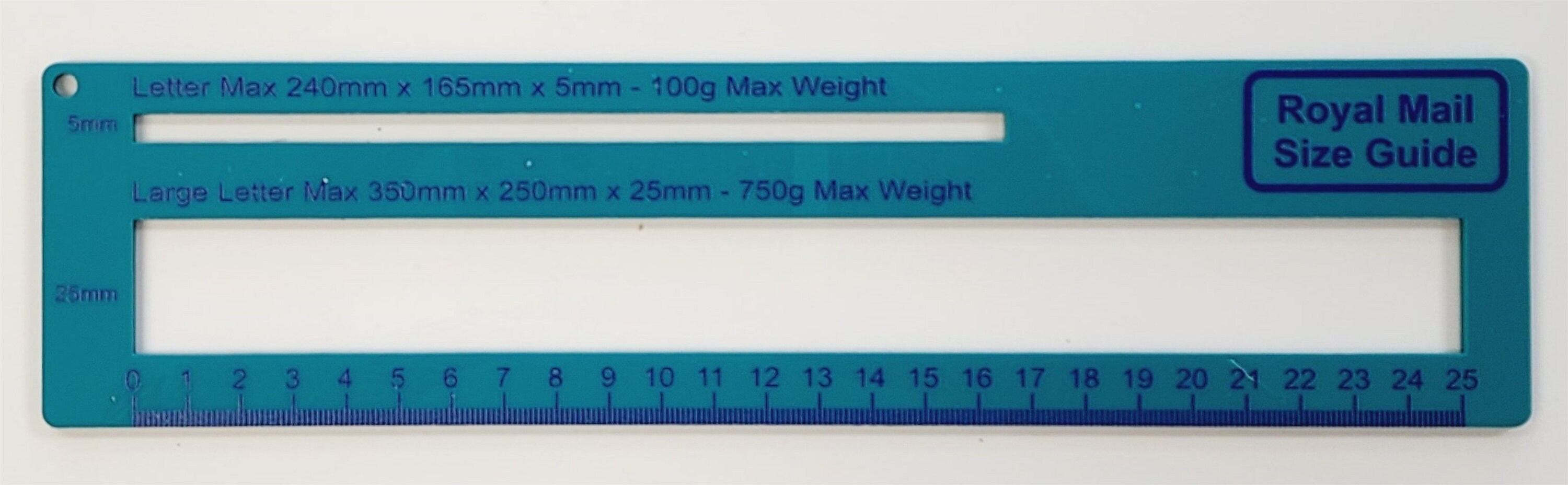 Royal Mail Size Guide for Letters and Large Letters in Acrylic or Wood ...