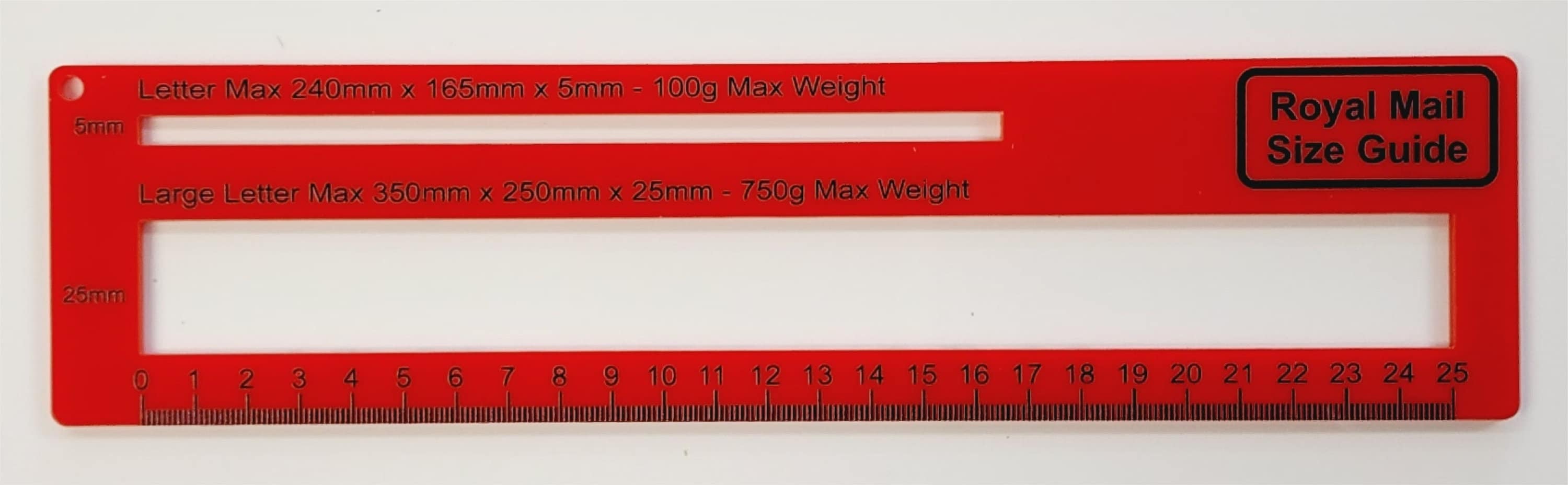 Royal Mail Size Guide for Letters and Large Letters in Acrylic - Etsy UK