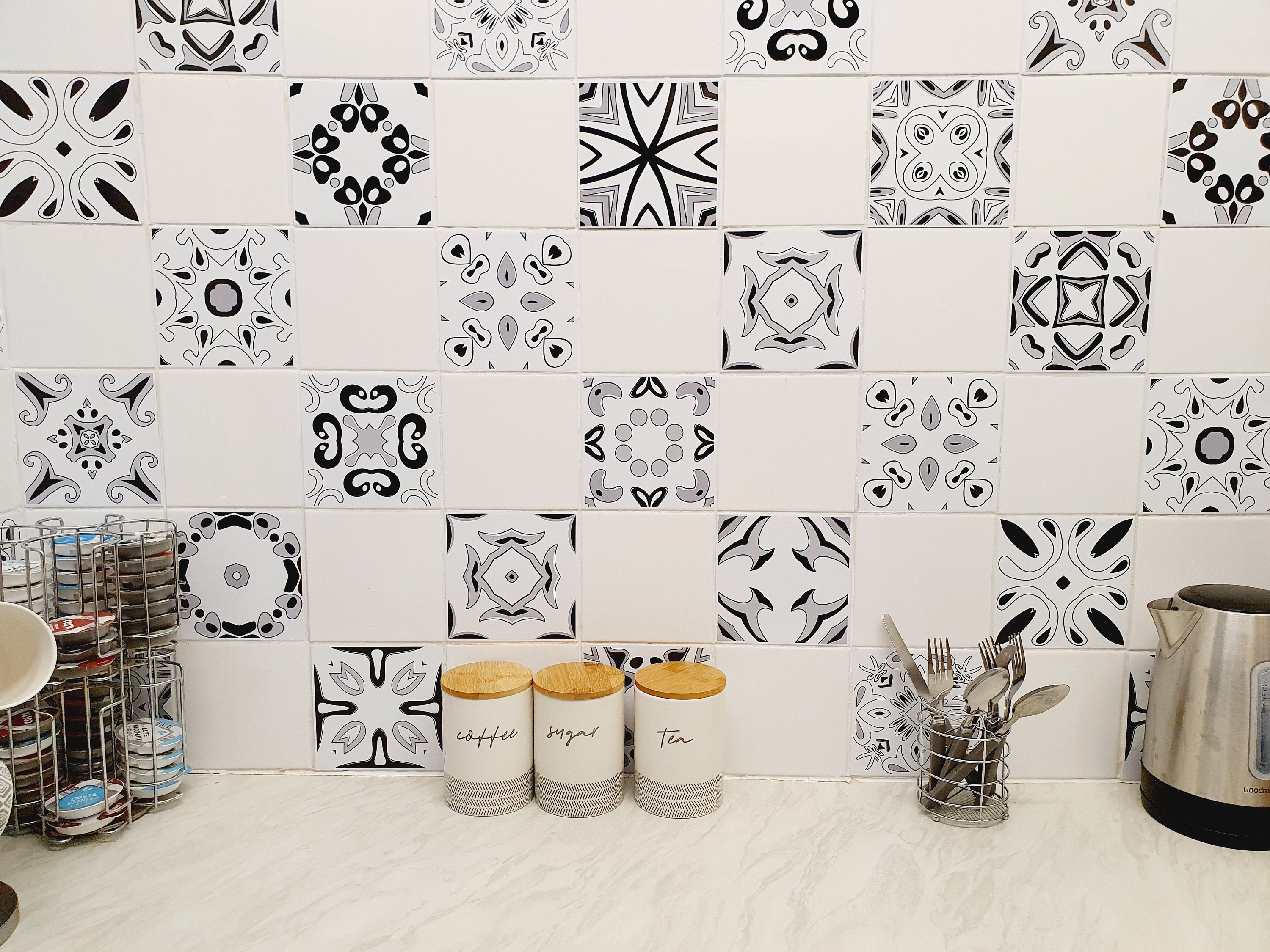 Tile Stickers Pack of 16 Waterproof Use on 200mm X 200mm 20 - Etsy UK