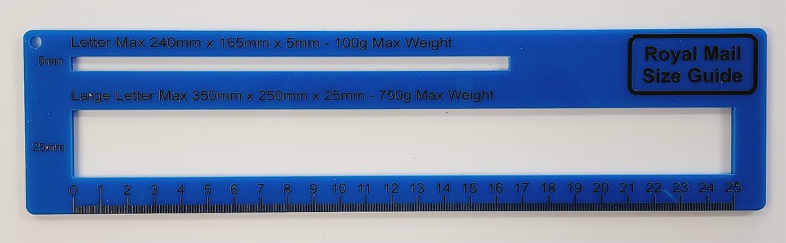 Royal Mail Size Guide for Letters and Large Letters in Acrylic - Etsy UK