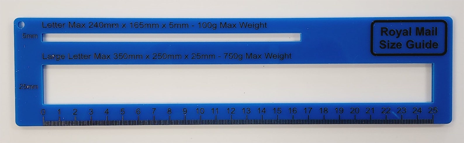Royal Mail Size Guide for Letters and Large Letters in Acrylic or Wood ...