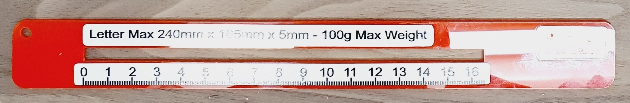 Royal Mail Size Guide for Letters and Large Letters in Acrylic | Etsy