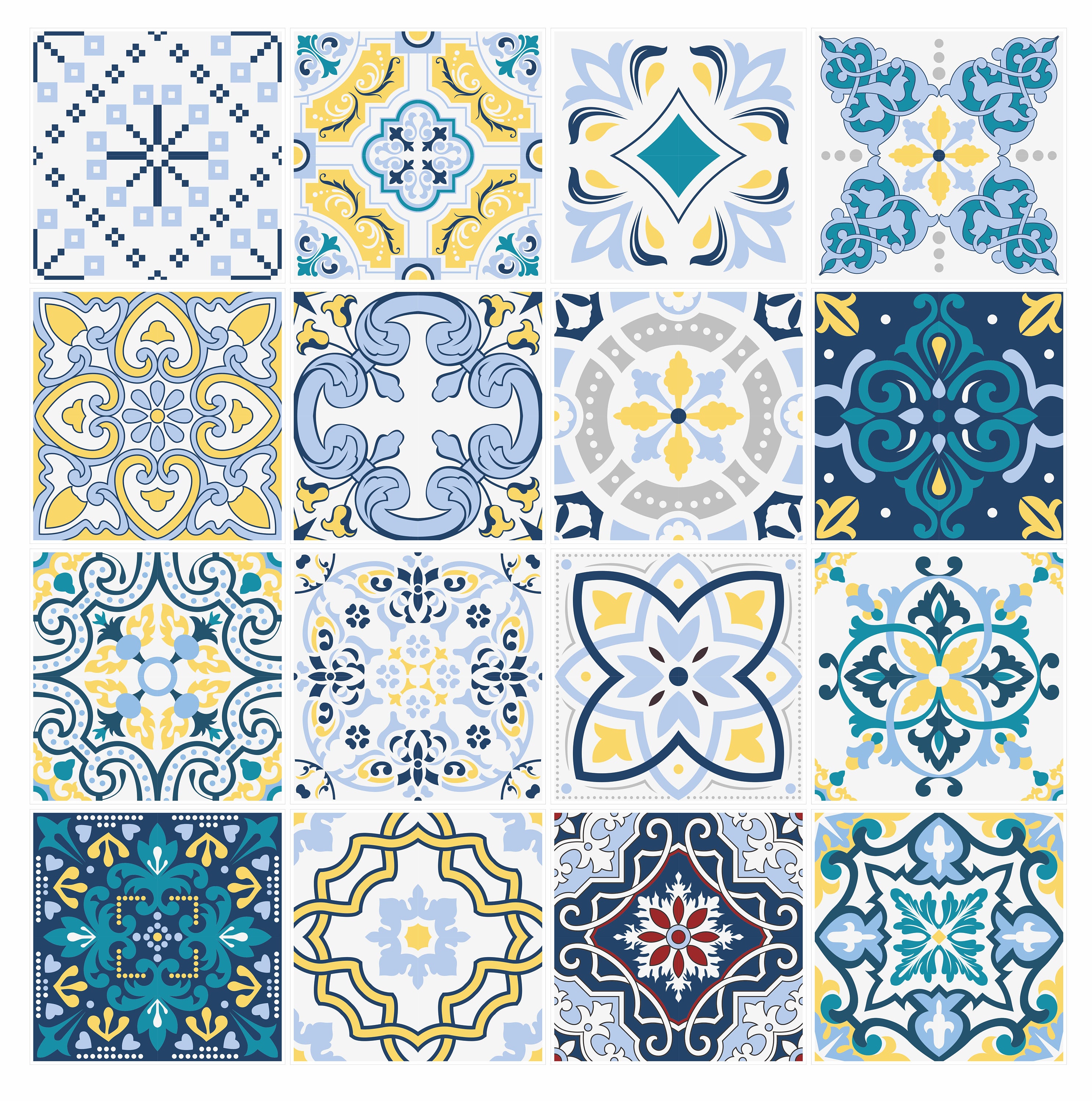 Tile Stickers Pack of 16 Waterproof Use on 200mm X 200mm 20 - Etsy UK