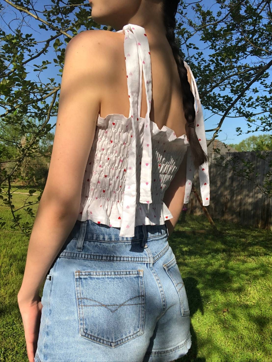 Shirred Crop Top Sewing Pattern Digital PDF Sewing Pattern - Etsy