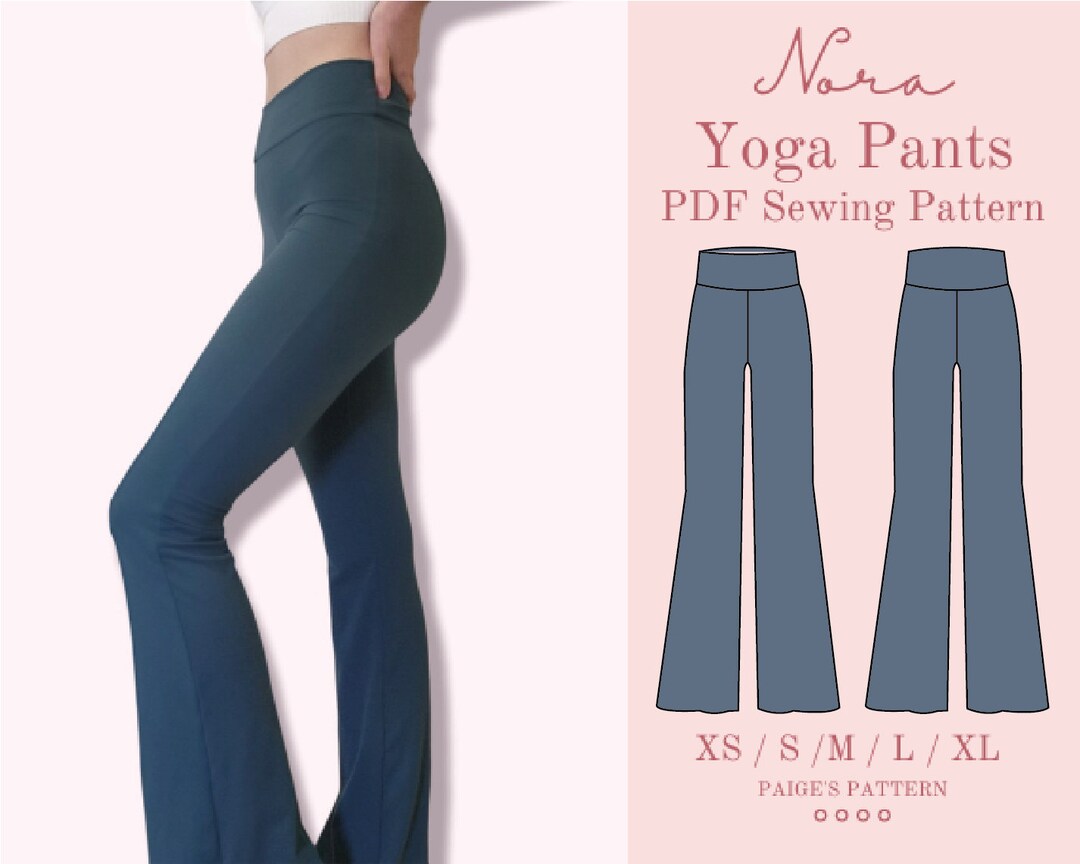 Yoga Pants Pattern Size XS-XL Digital PDF Sewing Pattern - Etsy Australia