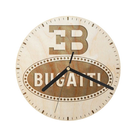 Bugatti Ecological Wall Clock Motorcycle Garage Bar Man | Etsy