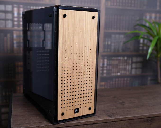 Corsair 570X PC Midi Tower Case With Wooden Panels, Wooden PC, Wood PC ...