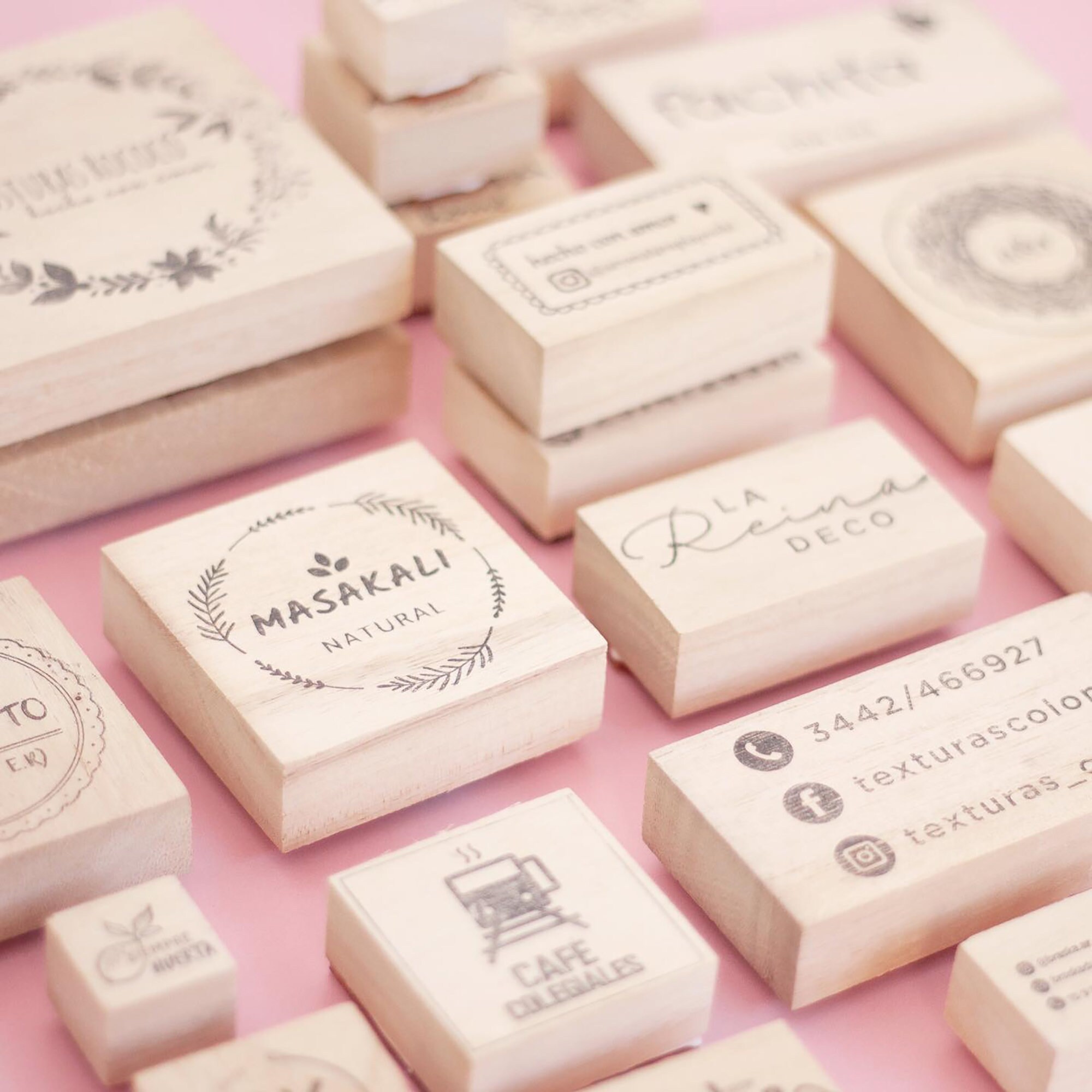 Custom Logo Stamp Custom Design Stamp Business Logo Stamp - Etsy