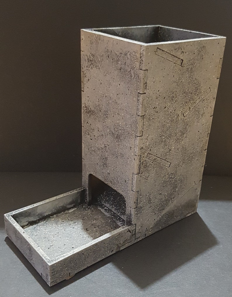 Basic MDF Dice Tower, Laser Cut 3mm MDF, D&D, Gaslands, Board Games ...