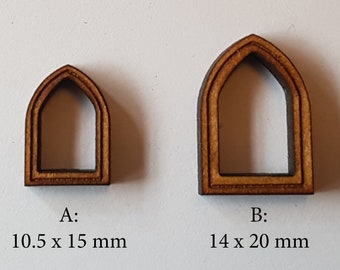 10 Pack MDF Laser Cut Windows for Terrain Buildings D&D | Etsy