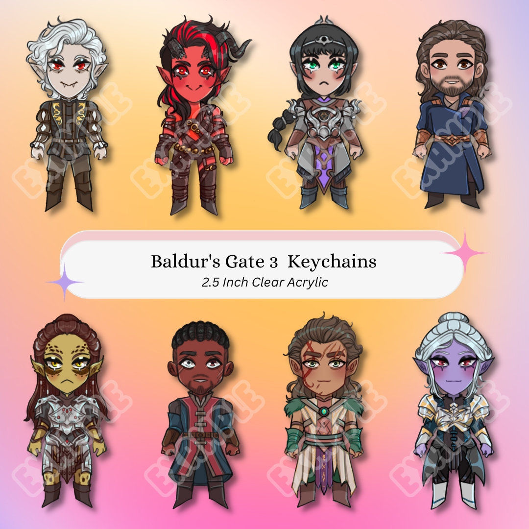 Baldur's Gate 3 Companion [ACT 1] Keychains / Charm - Etsy