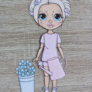 Printable Paper Doll Spring Blythe With Clothes - Digital PDF, Easter ...
